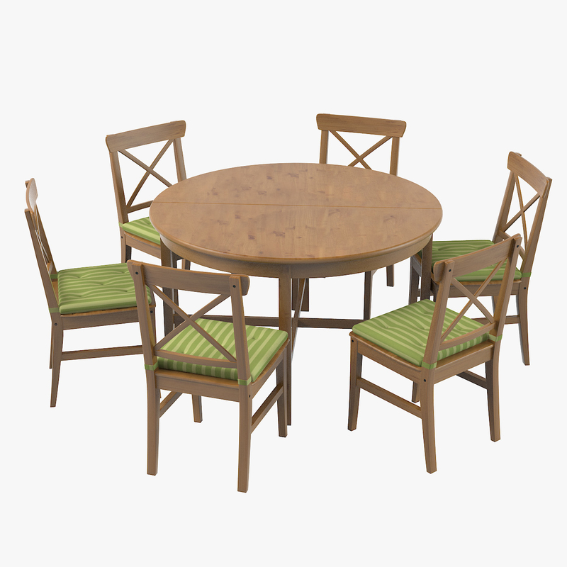 3ds ikea leksvik table ingolf