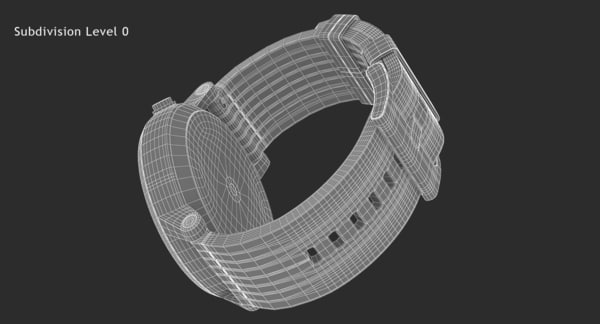 realistic moto 360 leather 3d model