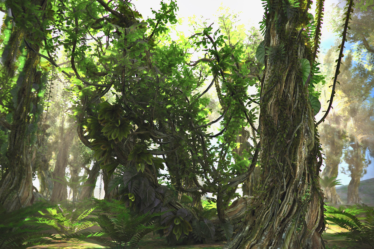 3d model rainforest ultra hd