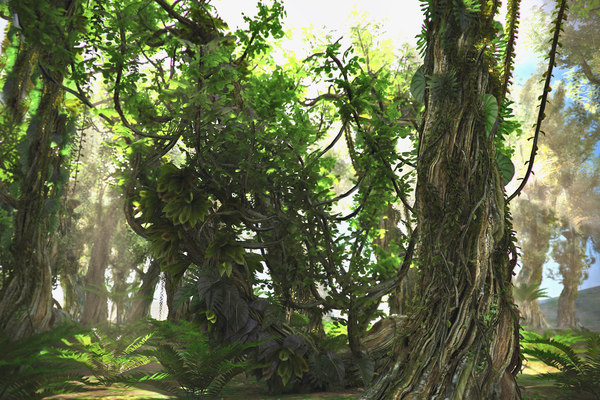 3d model rainforest ultra hd
