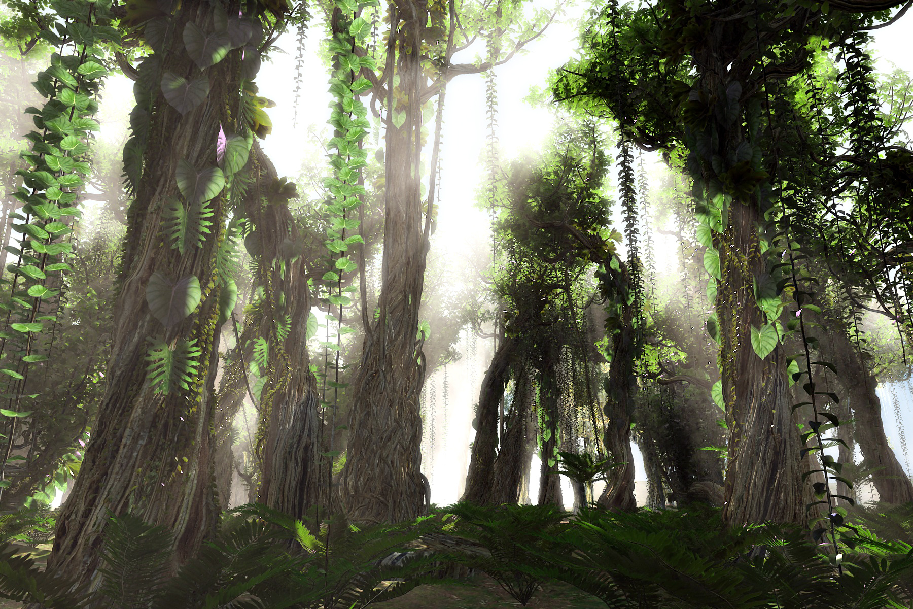 3d model rainforest ultra hd