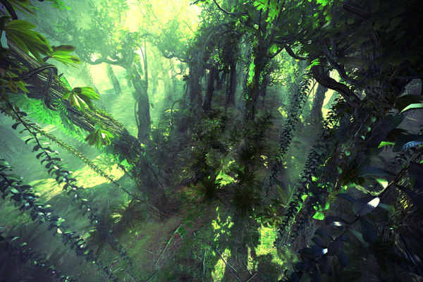 3d model rainforest ultra hd