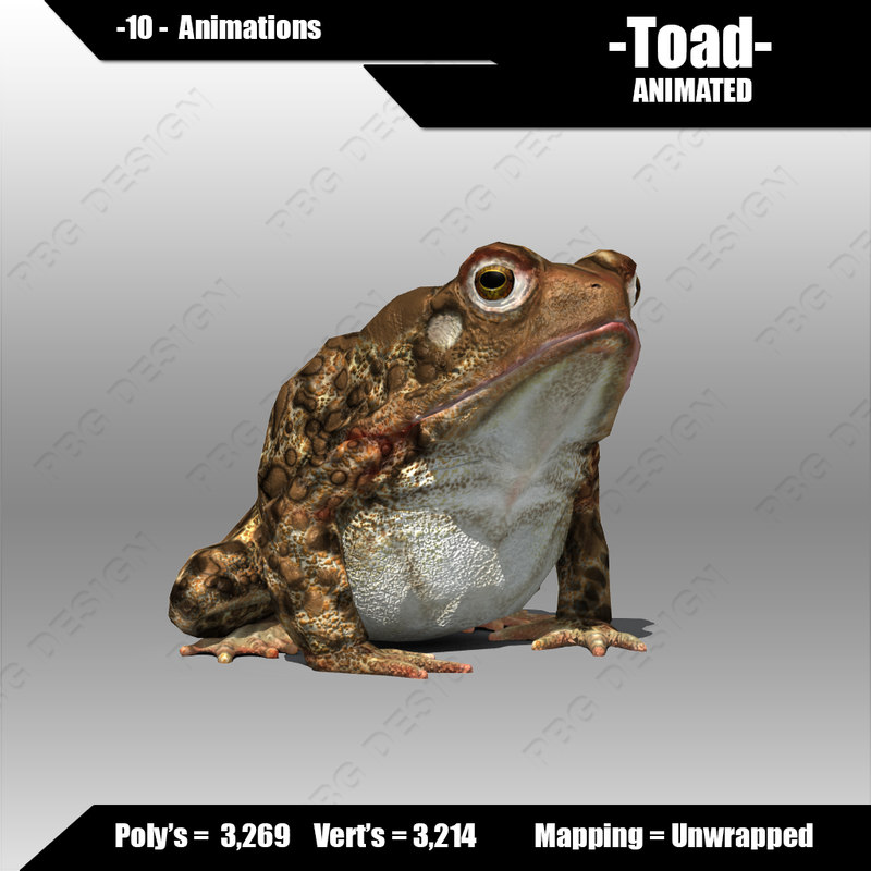 obj toad animations