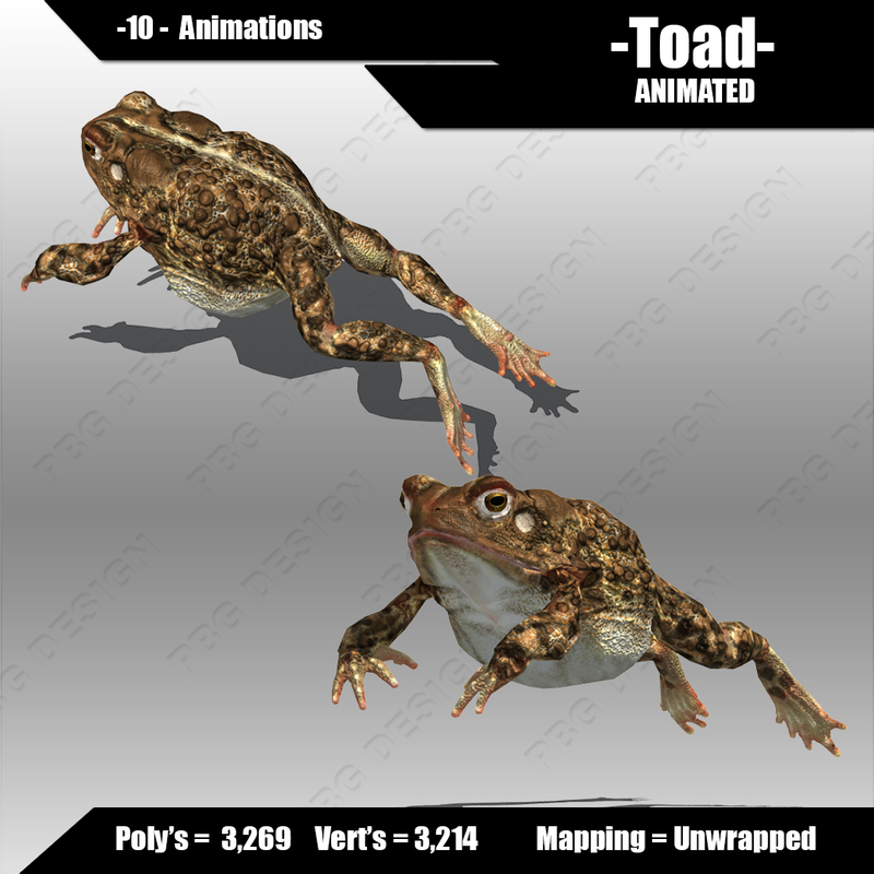 obj toad animations