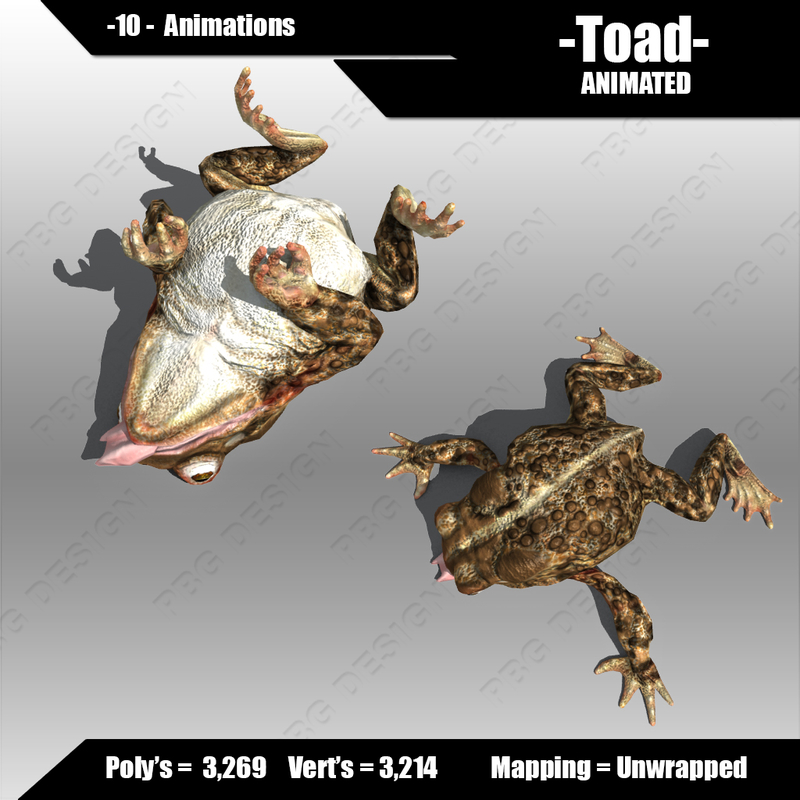obj toad animations