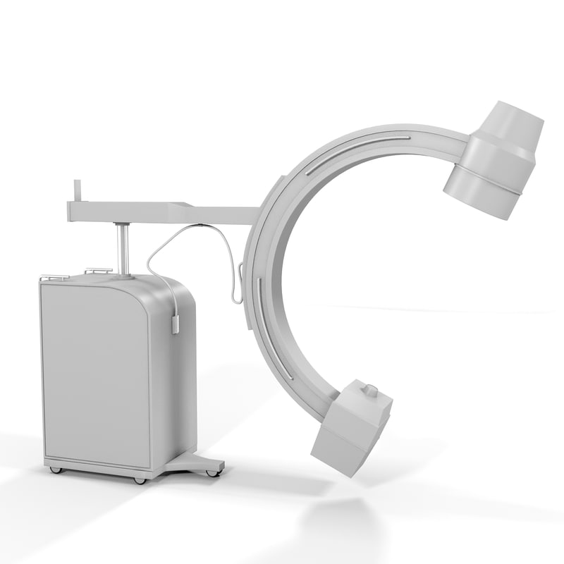 fluoroscope medical device 3d model