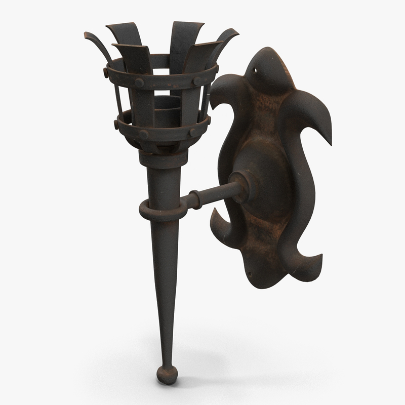torch rusty 3d model