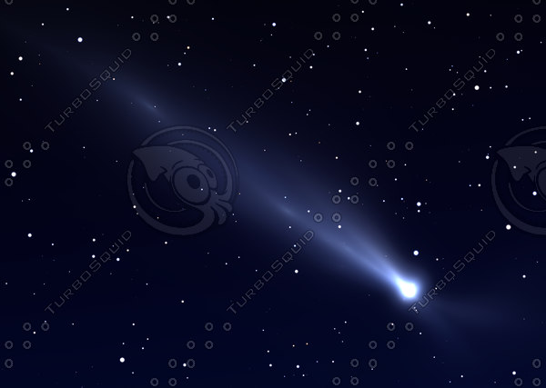 Texture JPEG comet flying space
