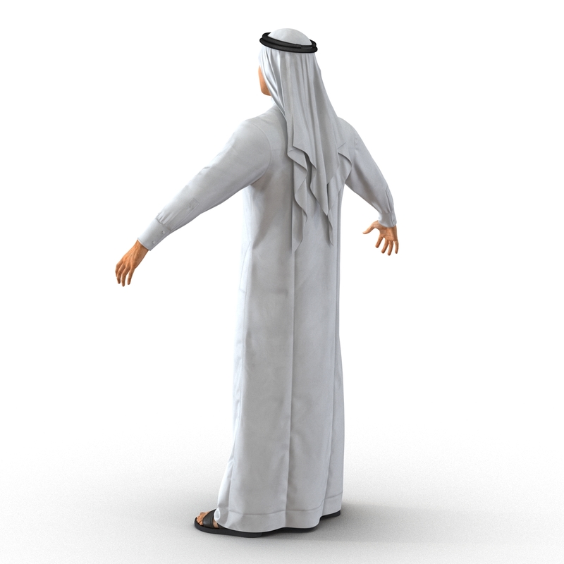 3d arab man