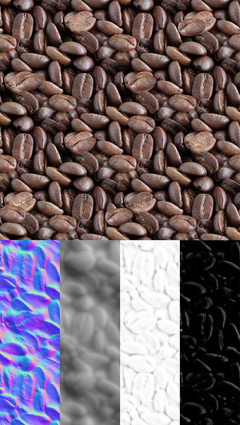 Texture JPEG beans seamless texture