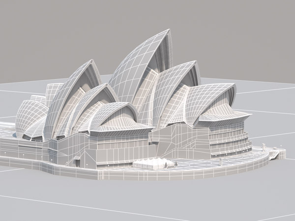 3d model sydney opera house
