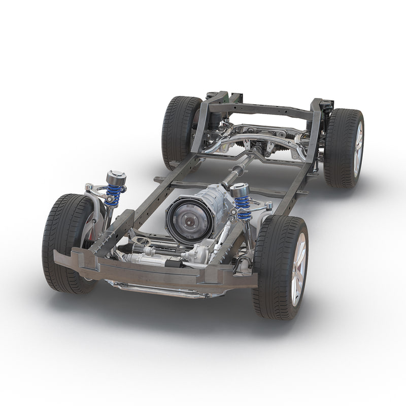 suv chassis frame 3 3ds