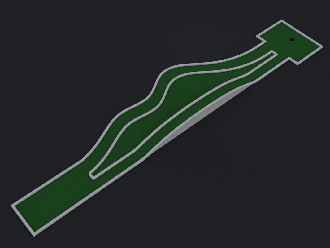 3d obj minigolf golf club