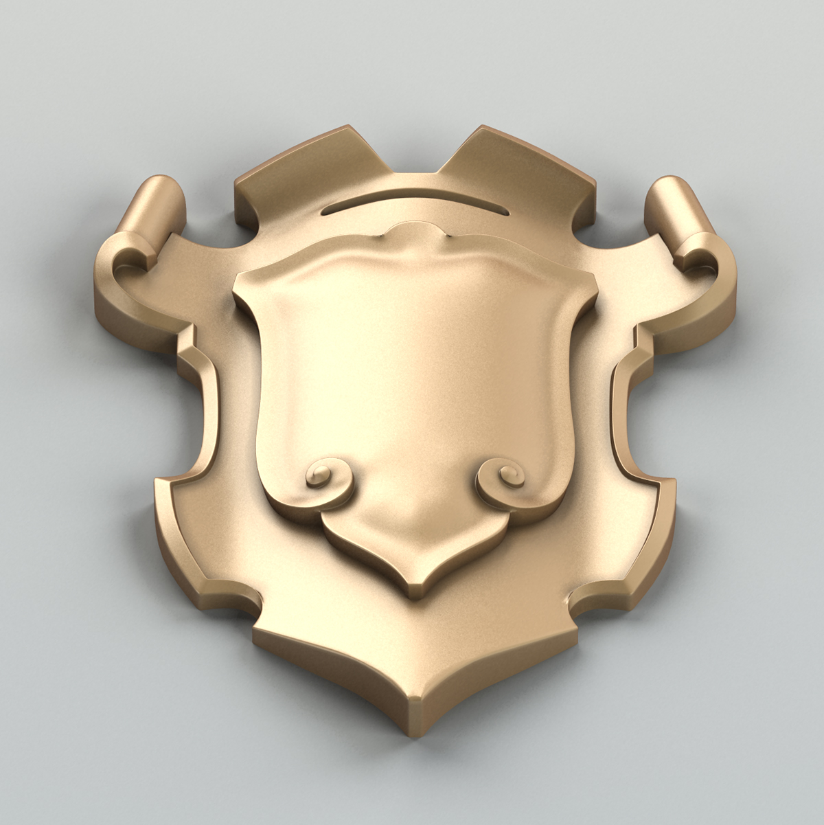 3d decorative cartouche