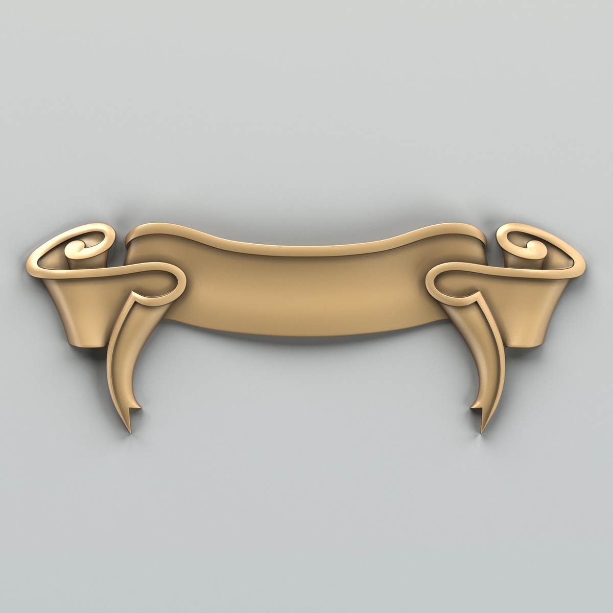 3d model decorative ribbon