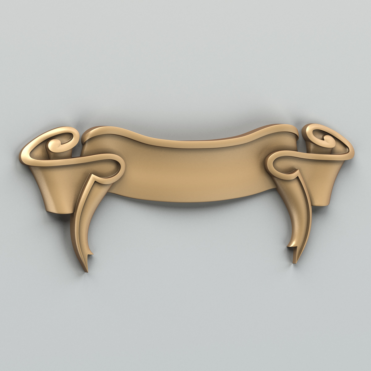 3d model decorative ribbon