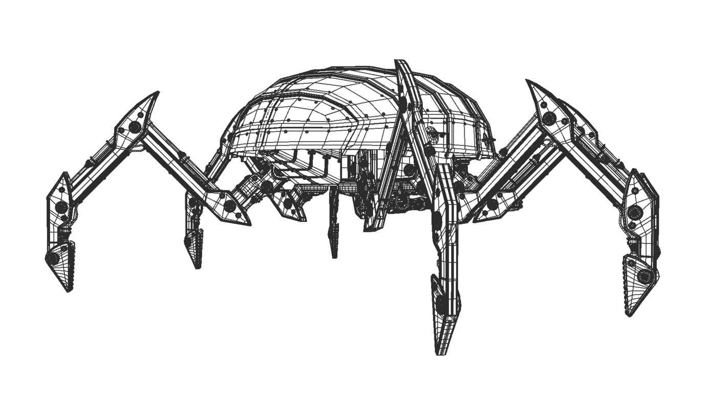 3d robot insect