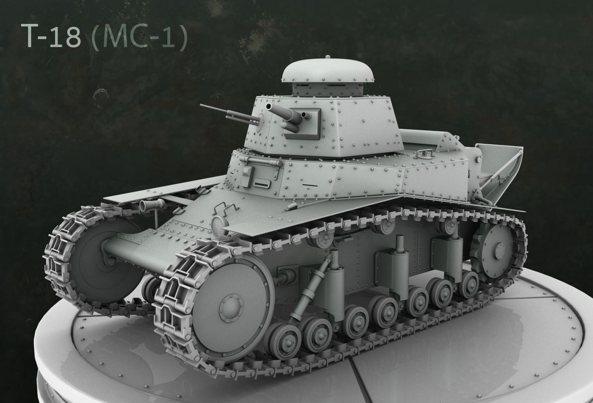 tank t-18 3d model