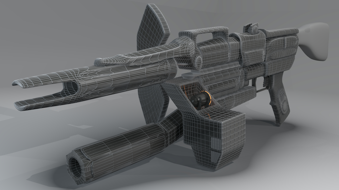 science fiction rifle pulse 3d 3ds