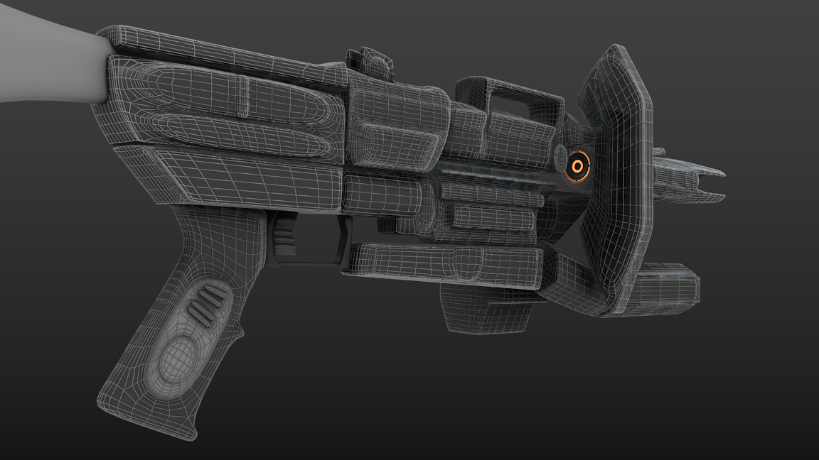science fiction rifle pulse 3d 3ds