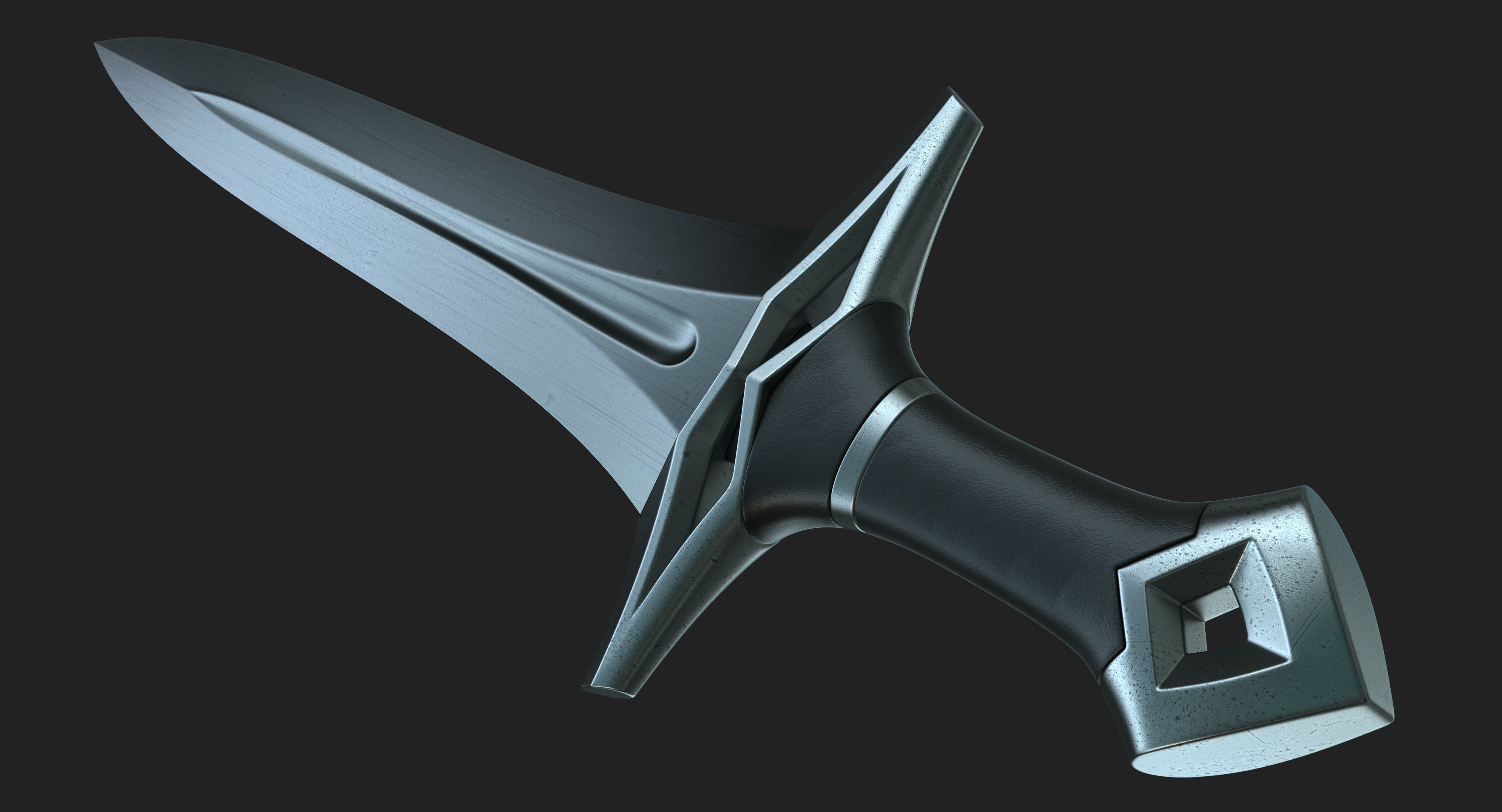 short sword hilt obj