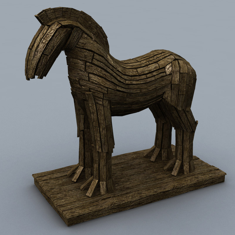 3d troy horse
