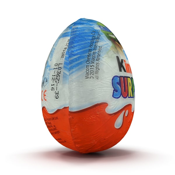3d model kinder egg