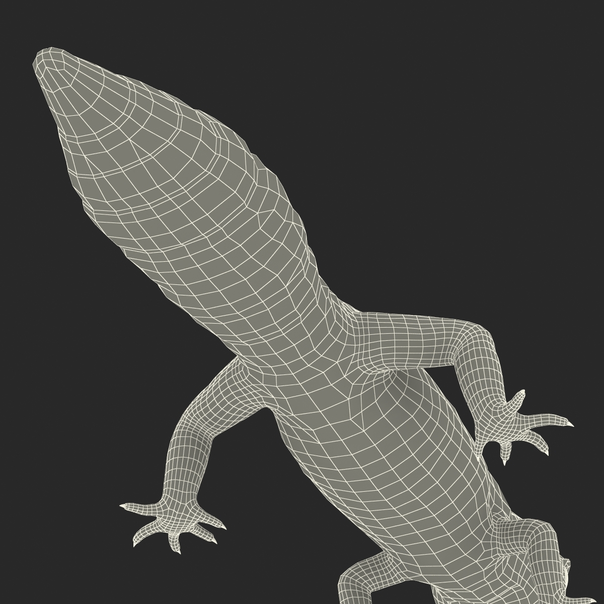 leopard gecko 3d model