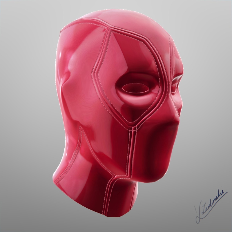 deadpool head fbx
