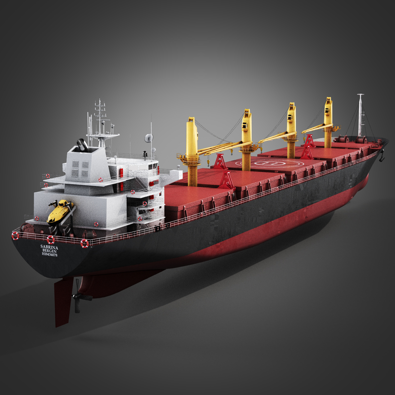 bulk carrier ship 3ds