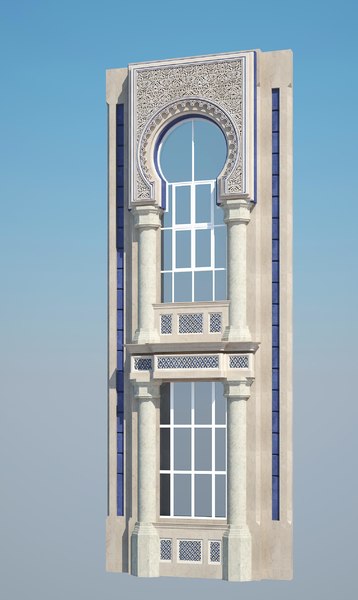 islamic window 3d model