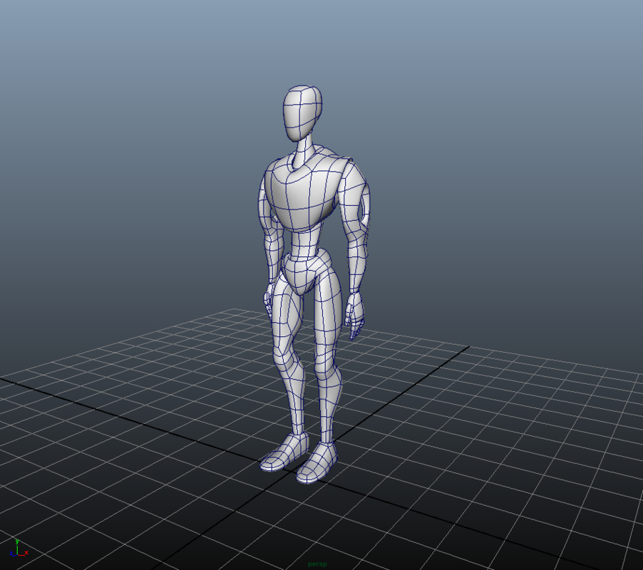 3d polygons simple model