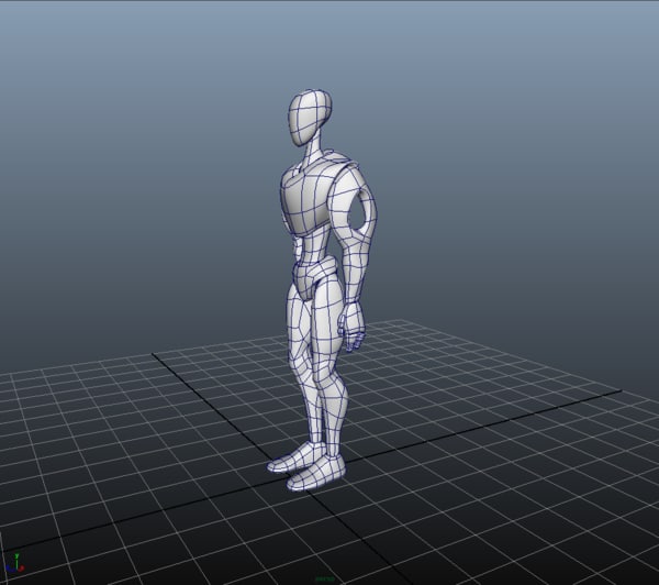 3d polygons simple model