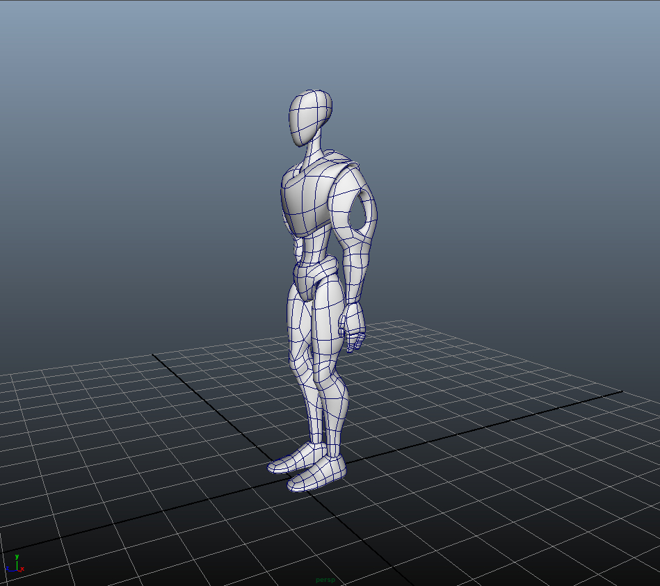 3d polygons simple model