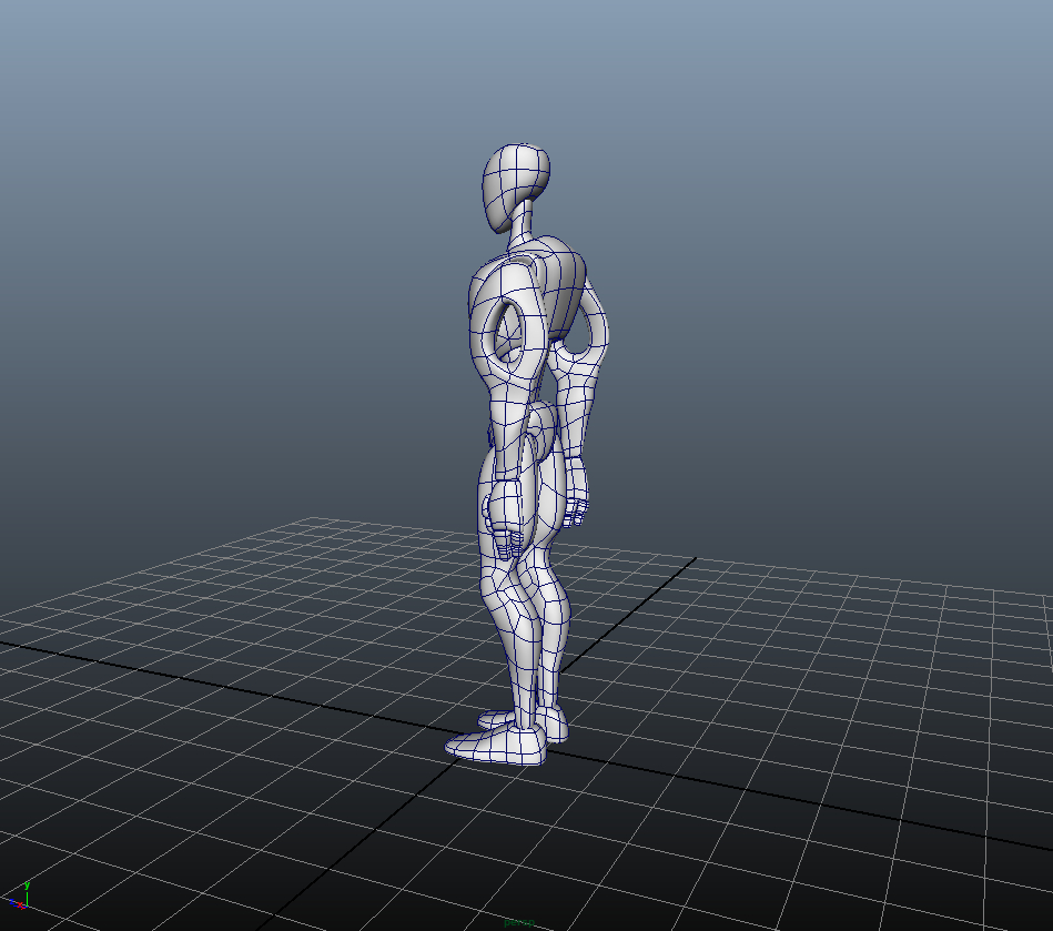 3d polygons simple model