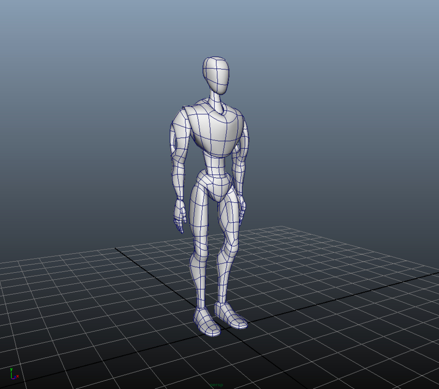 3d polygons simple model