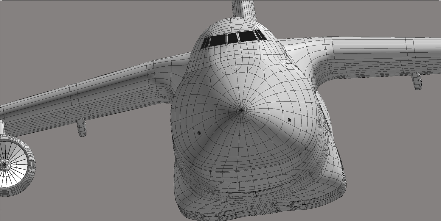 3d lockheed c5 galaxy model