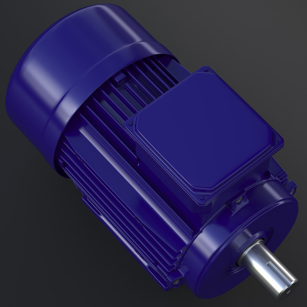 3d model electric motor
