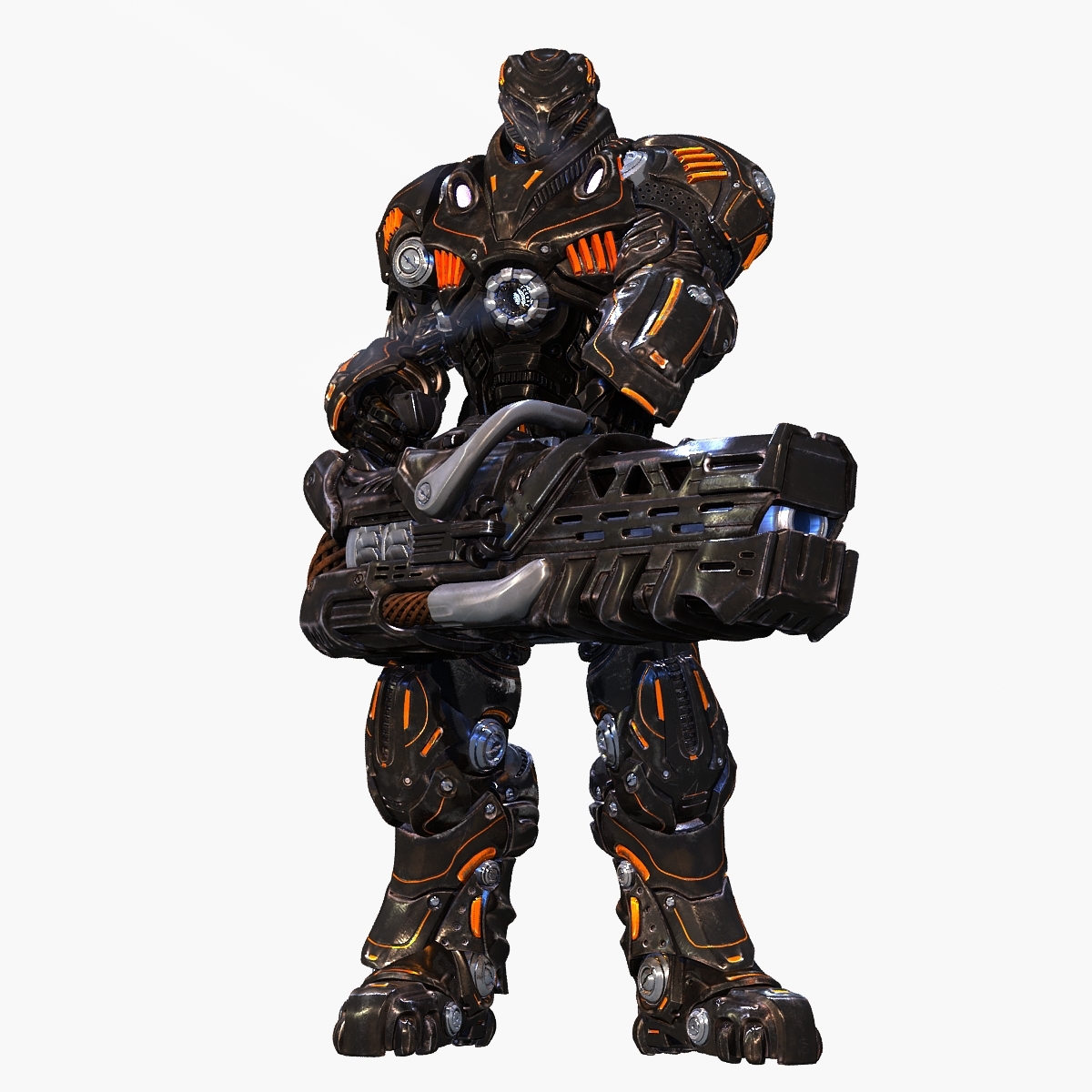 sci fi power armor 3d max