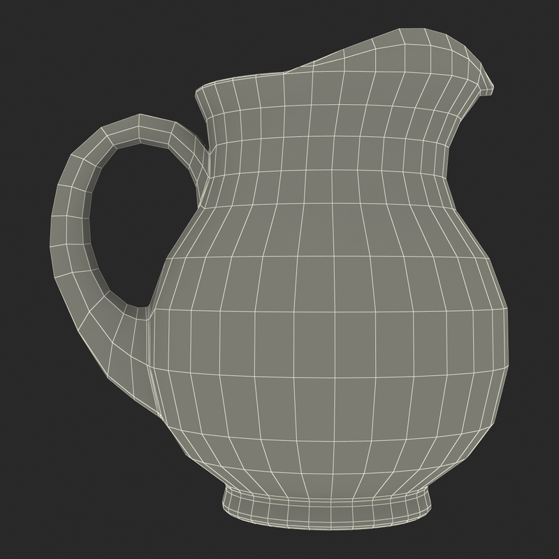 3d model of pitcher cleaning
