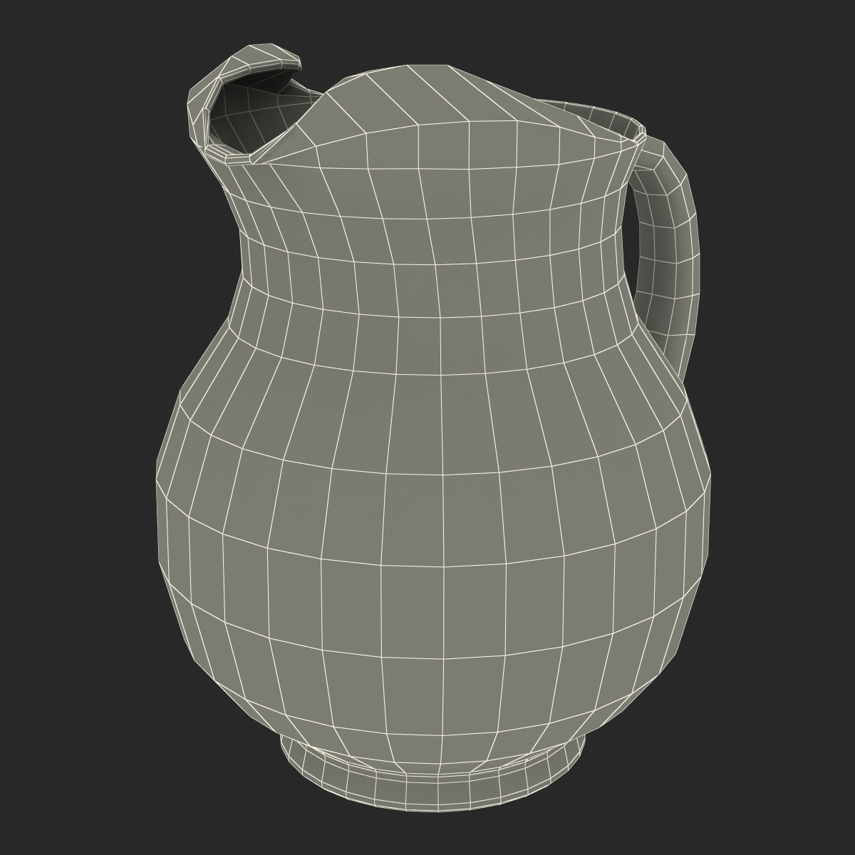 3d model of pitcher cleaning