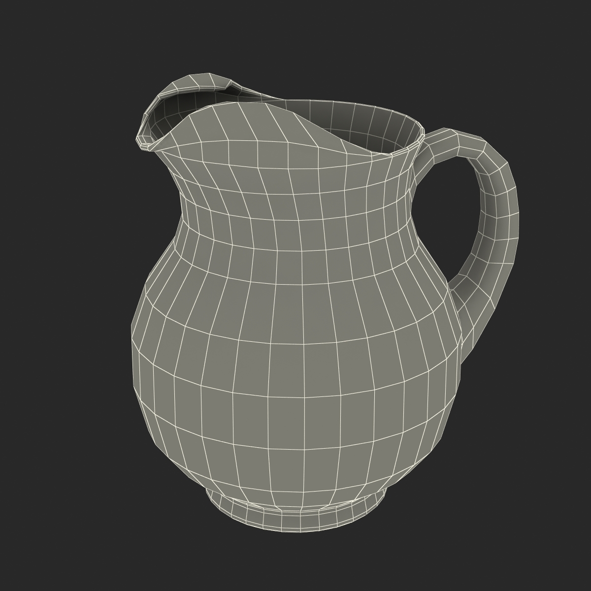 3d model of pitcher cleaning