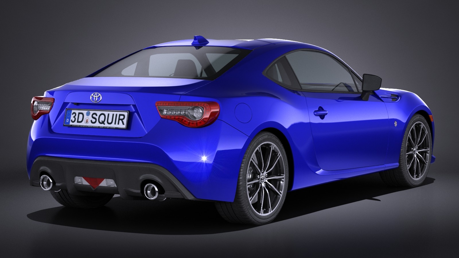 toyota gt86 2017 3d max