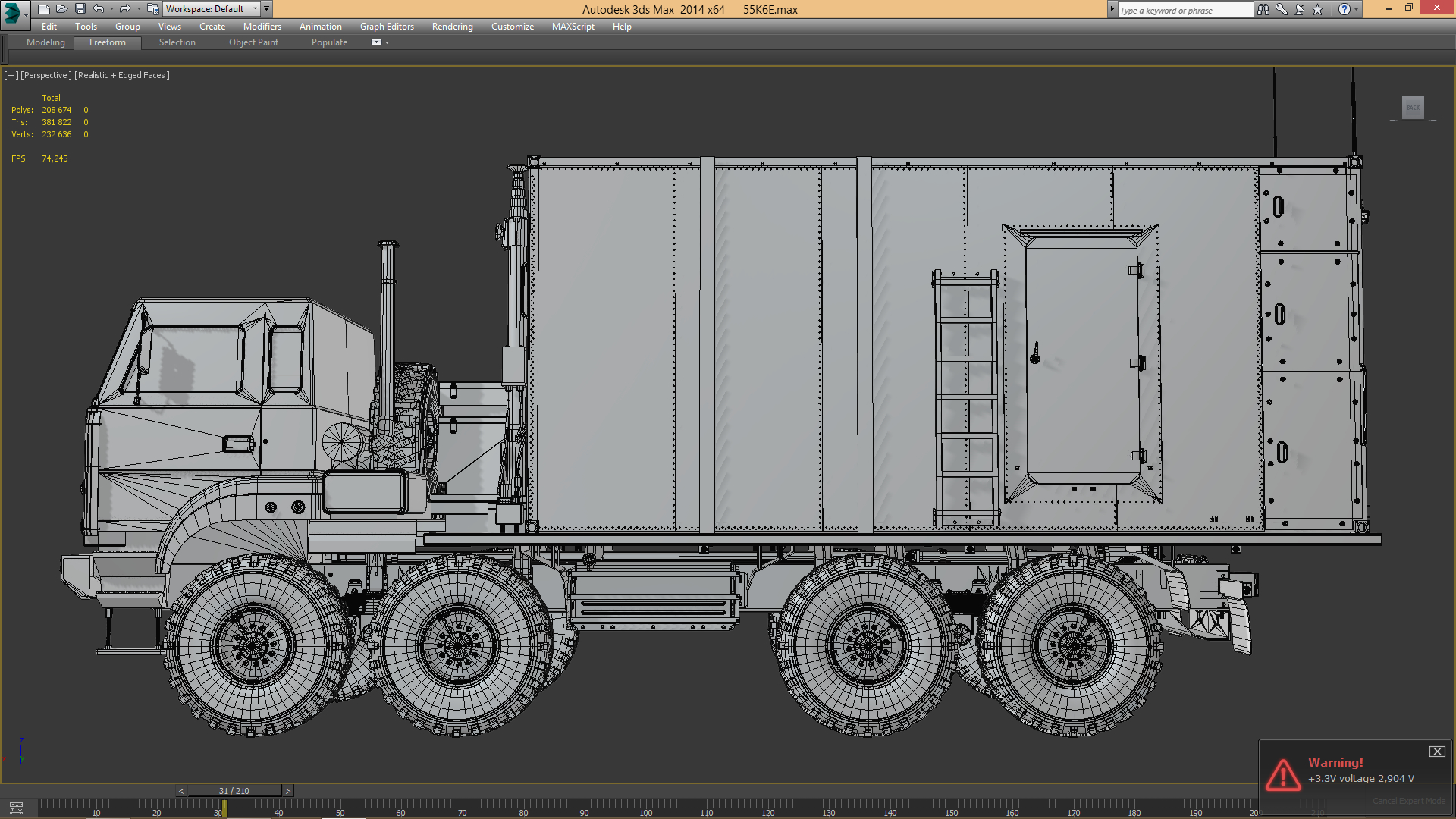 S-400 Triumf 55K6E Modelo 3D - TurboSquid 1026745