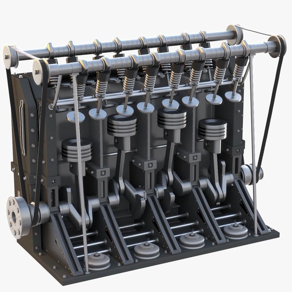 Animated Engine 3D Models for Download | TurboSquid