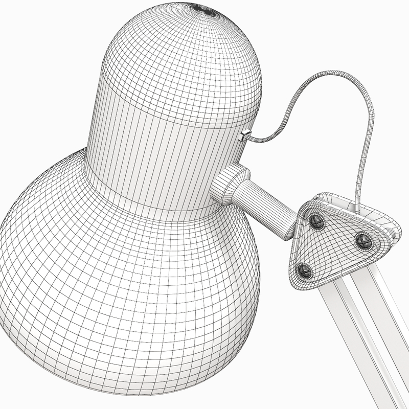 3d lamp table model