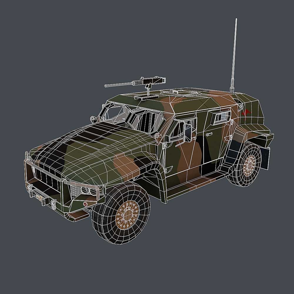 3d model of australian army vehicles