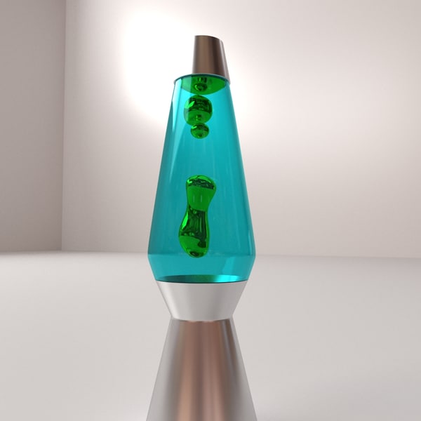 3d model lava lamp