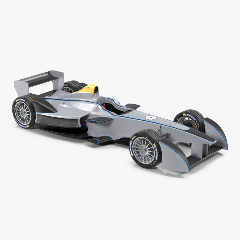 3d model formula e race car