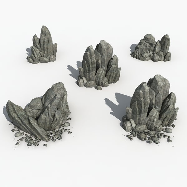 rock 3d model